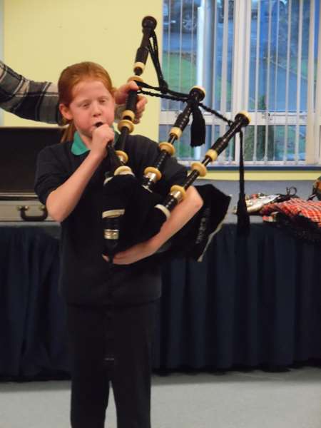 Bagpipes at Ulster Scots!